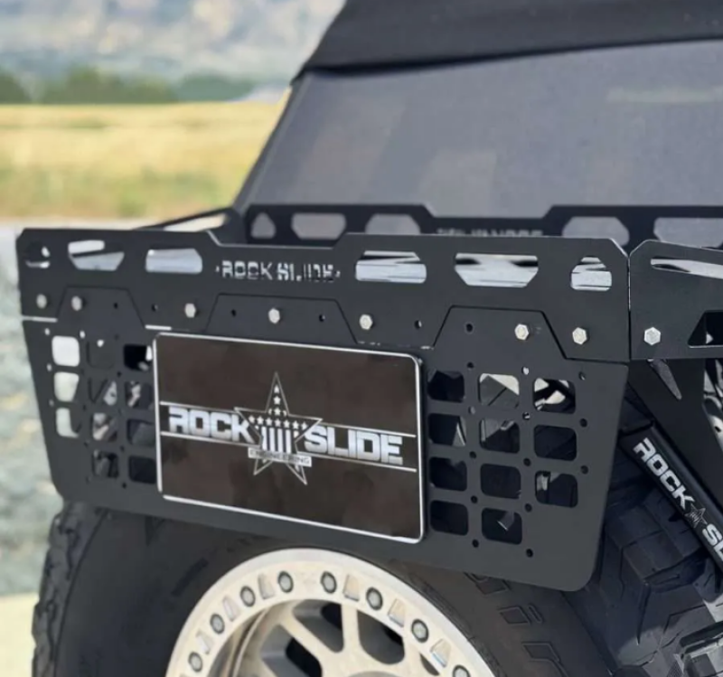 Rock Slide Engineering EZ Rack Accessory Tray License Plate Panel – AXOPROS